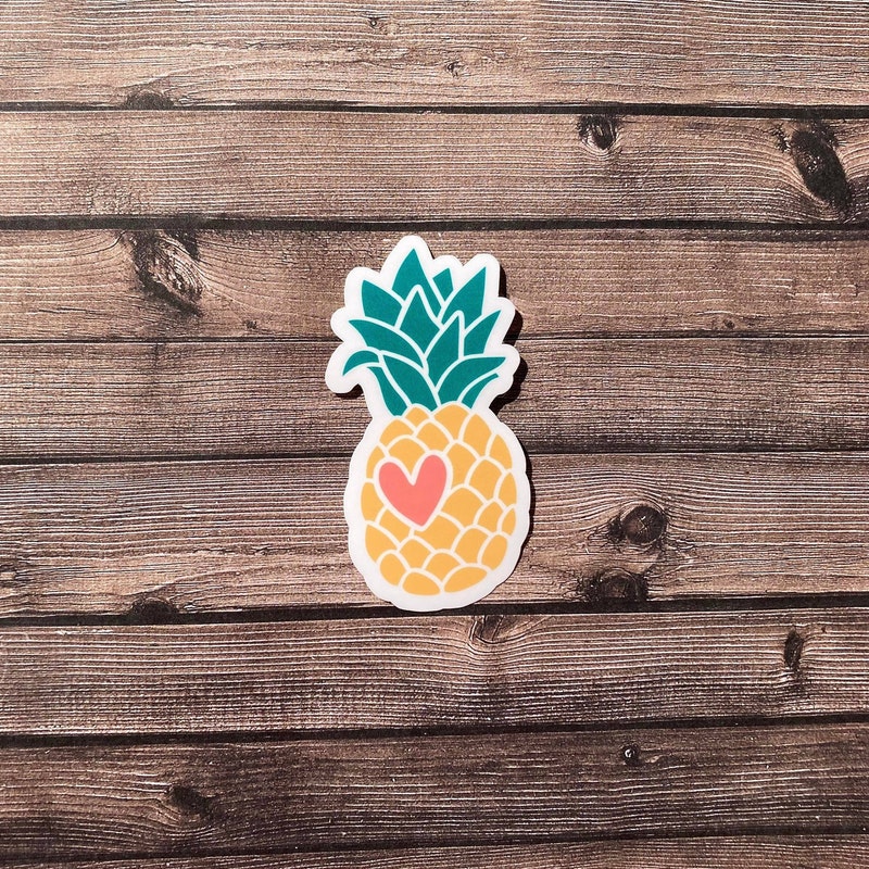 Pineapple Sticker - Etsy