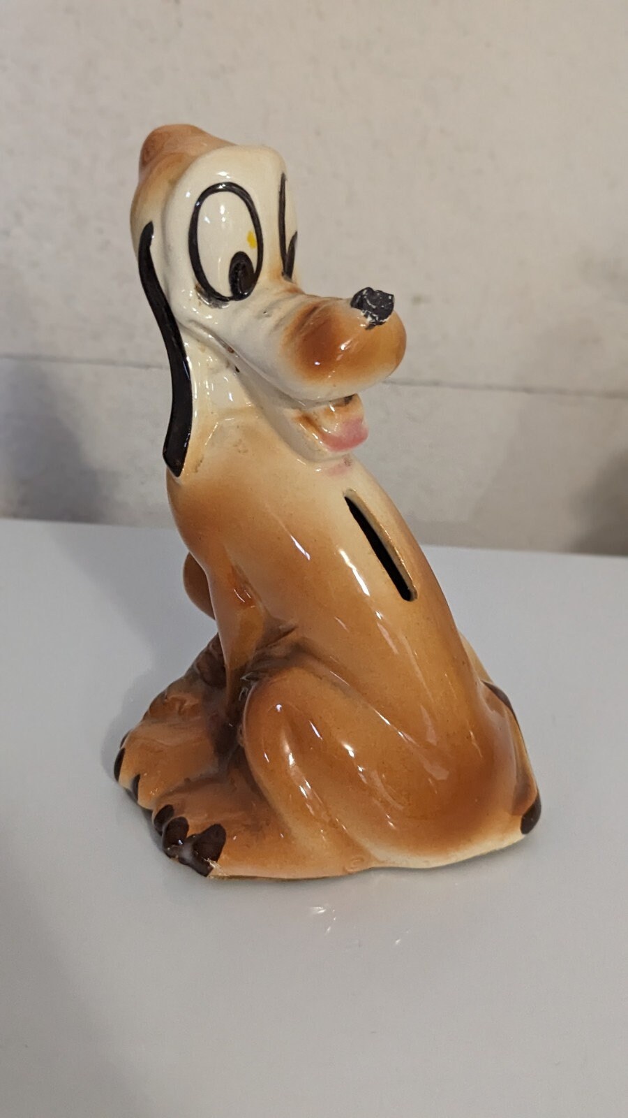 Rare, 1940's Disney Pluto Mini Planter & Pluto Piggy Bank - Etsy