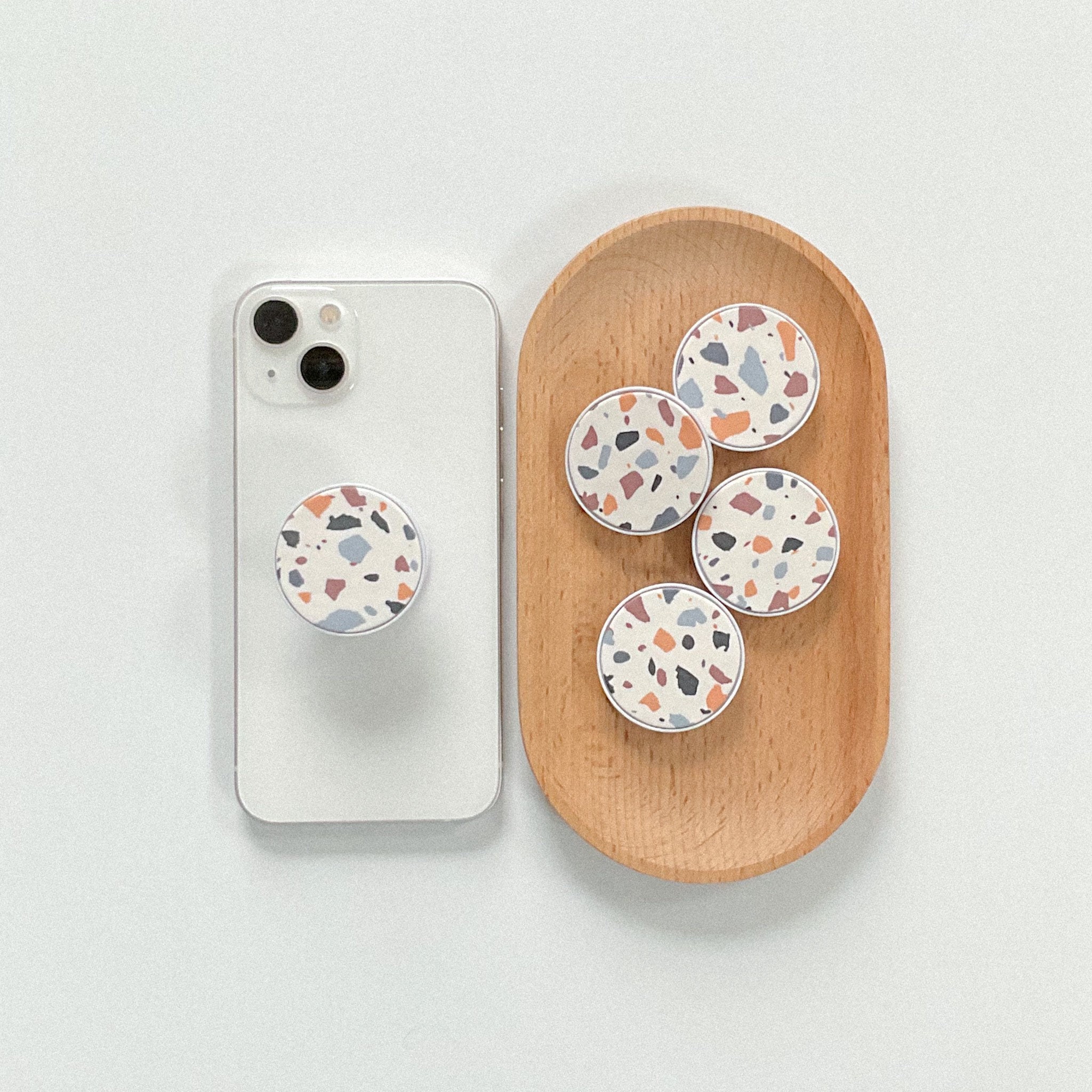 Terrazzo Polymer Clay Phone Grips - Etsy