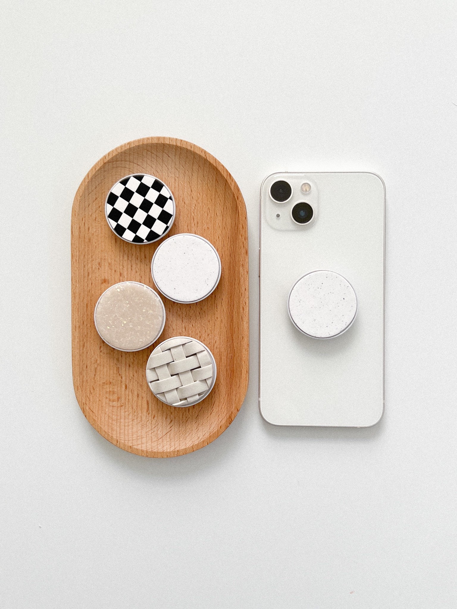 Neutral Color Polymer Clay Phone Grips - Etsy