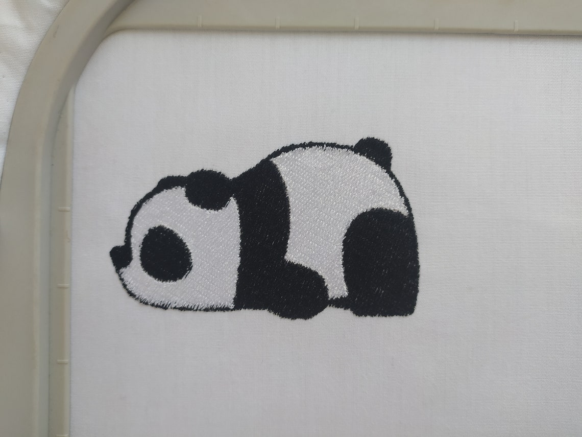 Machine Embroidery Designs Panda Happy Panda INSTANT DOWNLOAD | Etsy