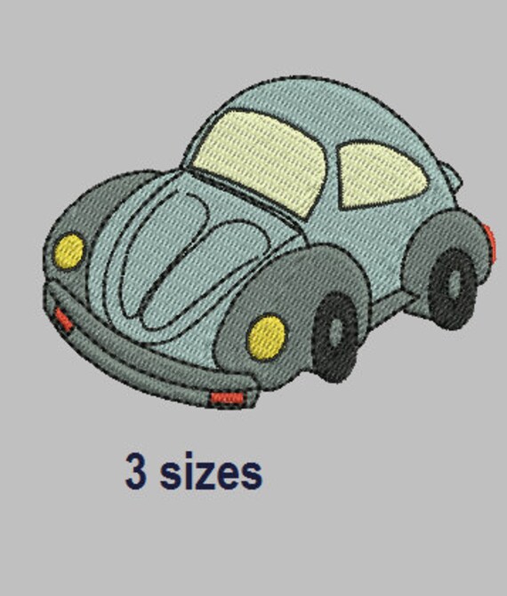 Machine Embroidery Design Blue Car Car Logo Embroidery Car | Etsy