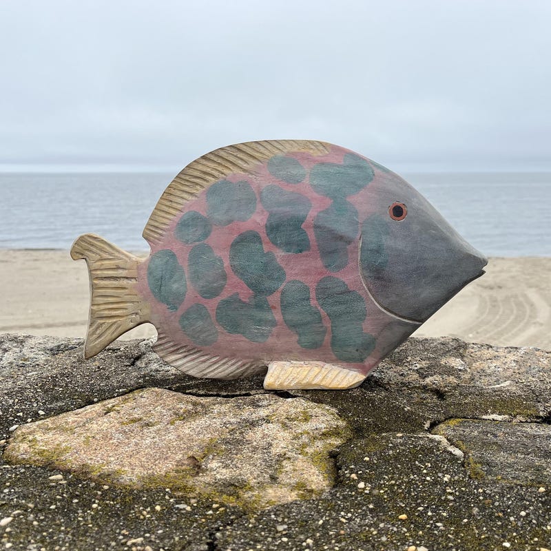 Wooden Fish Carving - Etsy