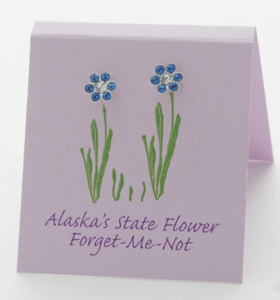 Alaska Forget-me-not Stud Earrings - Sterling Silver - Etsy