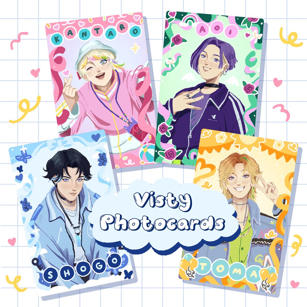 Paradox Live VISTY Photocards - Etsy