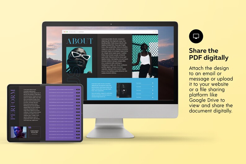 3-page Band Press Kit Media Kit Template for Musicians Press Kit for ...