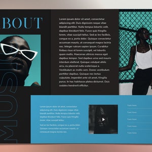 3-page Band Press Kit | Media Kit Template for Musicians | Press Kit ...