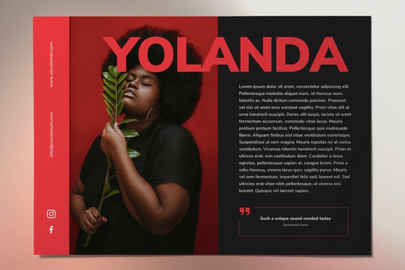 3-page Band Press Kit | Media Kit Template for Musicians | Press Kit ...