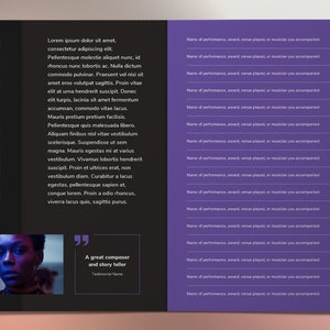 3-page Band Press Kit | Media Kit Template for Musicians | Press Kit ...