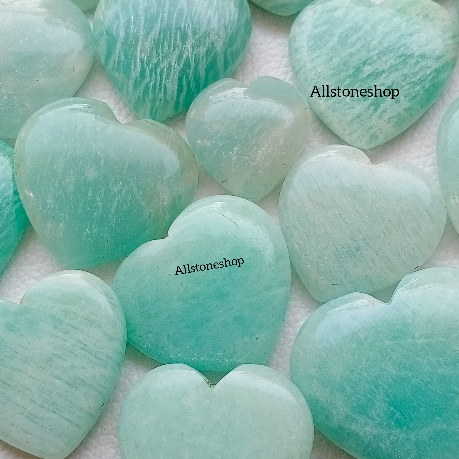 Amazonit Herz Natürlicher Amazonit Amazonit Cabochon Lose | Etsy