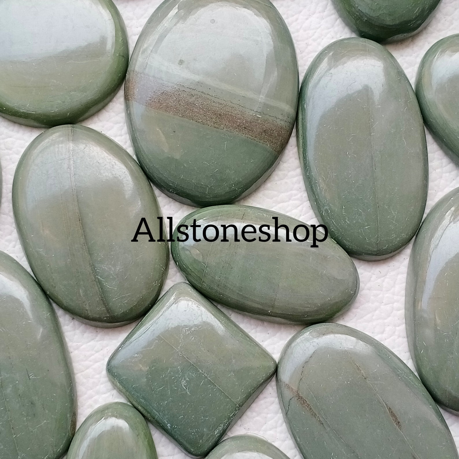 Jaspe verde jaspe natural jaspe jaspe AAA cabujón de - Etsy España