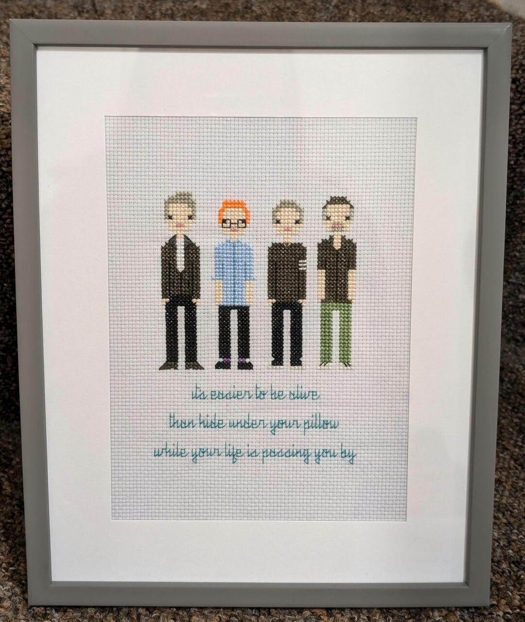 Parody Travis Cross Stitch (customisation Available) - Etsy