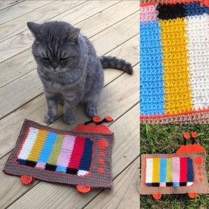 No Signal Tv Tapestry Crochet Pattern - Etsy