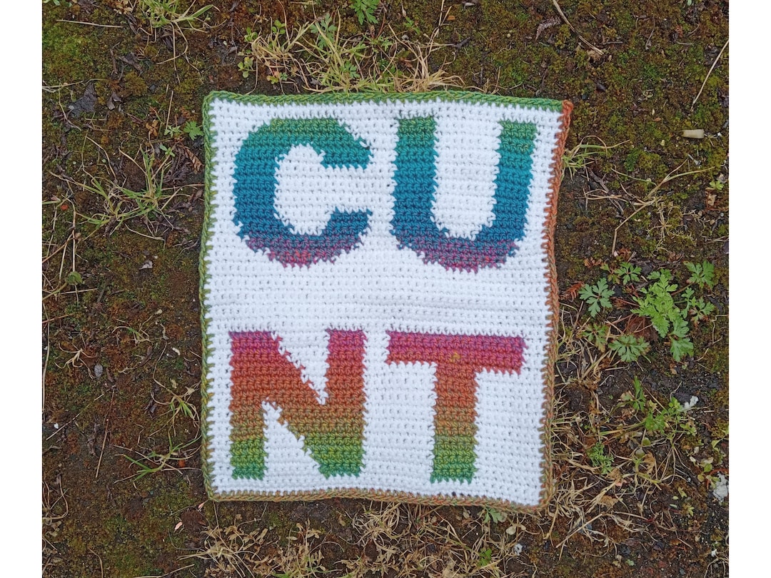 Cunt Crochet Tapestry Pattern Wallhanging Adult Crochet Etsy