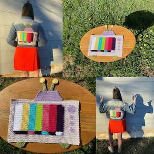 No Signal Tv Tapestry Crochet Pattern - Etsy