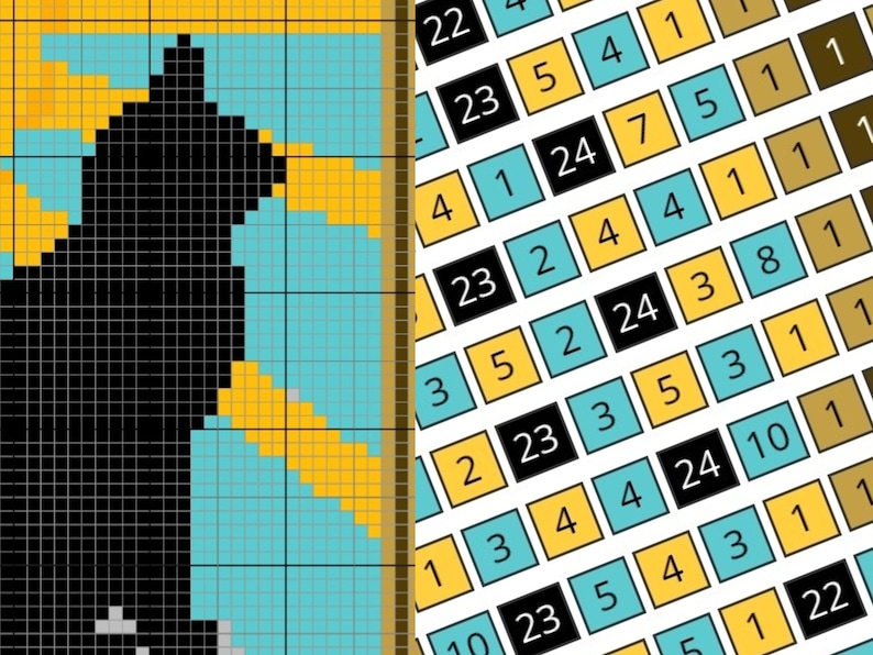 THE VOID Crochet Tapestry Pattern, Wall Hanging, Tarot, Cat, Wall Art ...