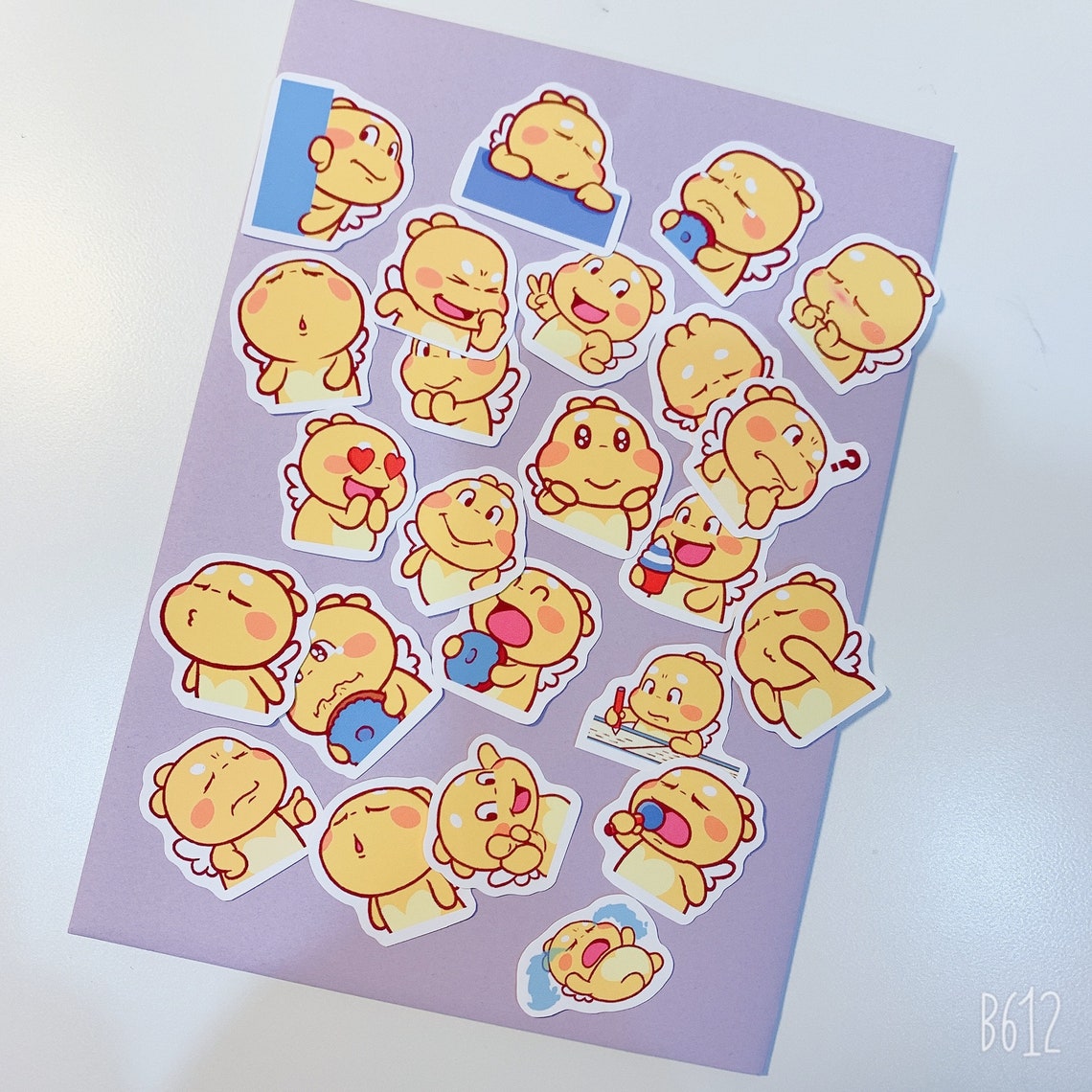 Qoobee Sticker Pack Cartoon Cute for Bullet Journal Stationery | Etsy