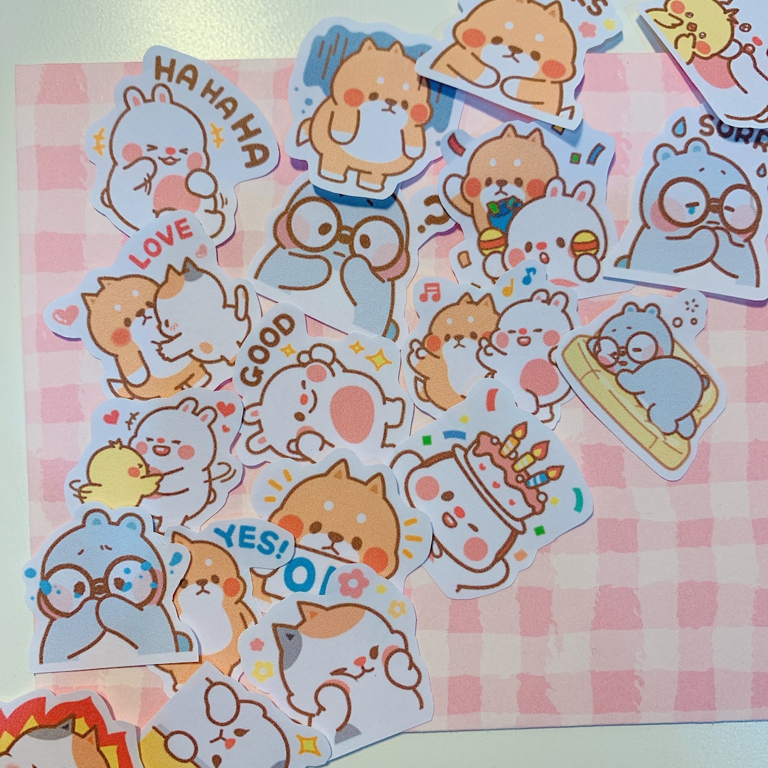 Tonton Friend Too Sticker Pack Cartoon Cute for Bullet Journal - Etsy ...
