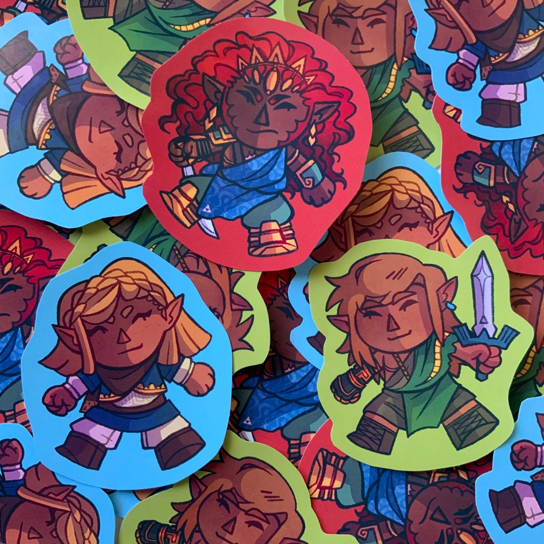 Chibi Tears of the Kingdom (BOTW2) | 2.5 Inch Glossy Stickers - Etsy