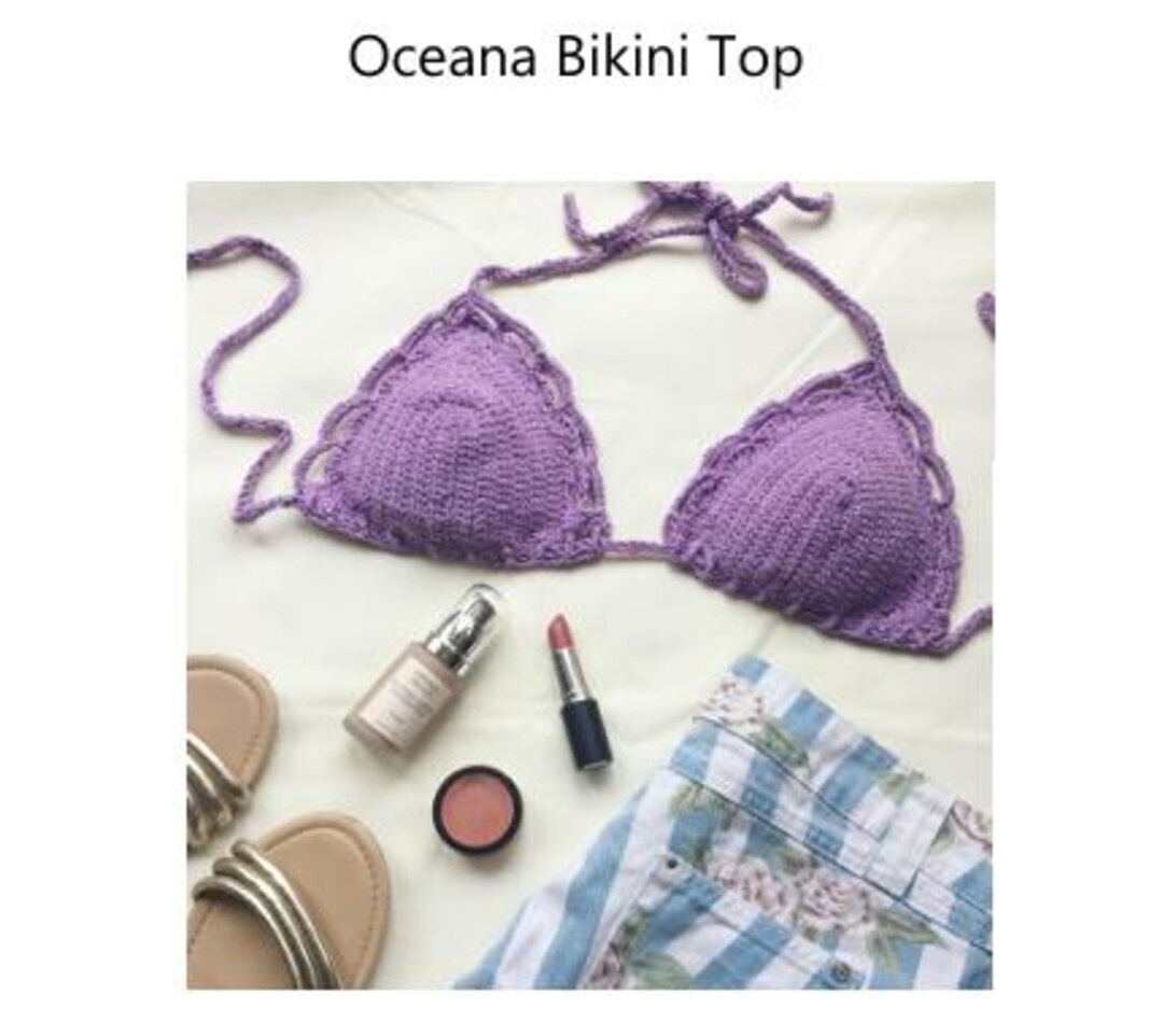 Oceana Swimwear Bikini DIY Make Your Own Bikini Top. Knitted Bra Models ...