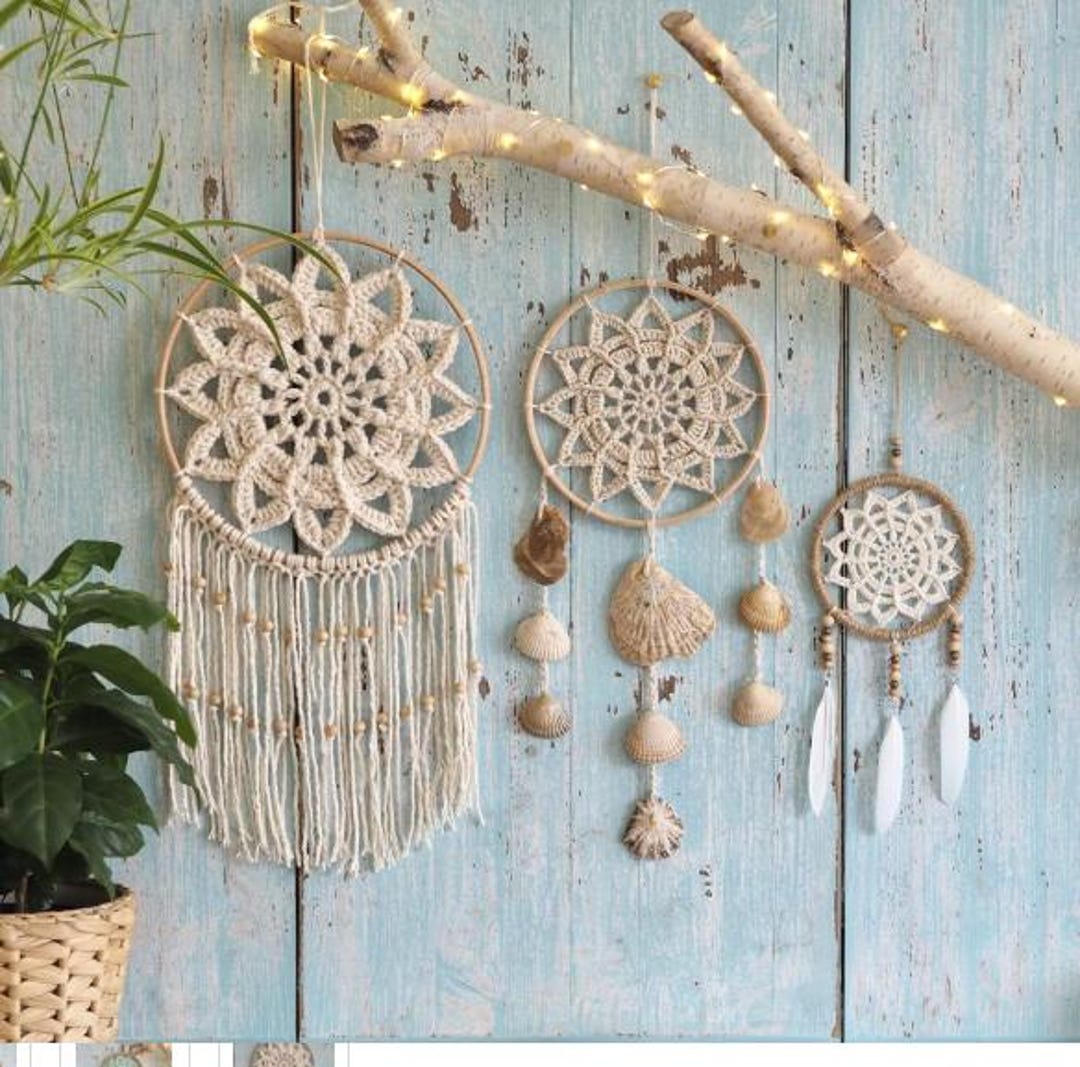 Handmade Decorative Wall Macrame Ornament Make Your Own Macrame ...