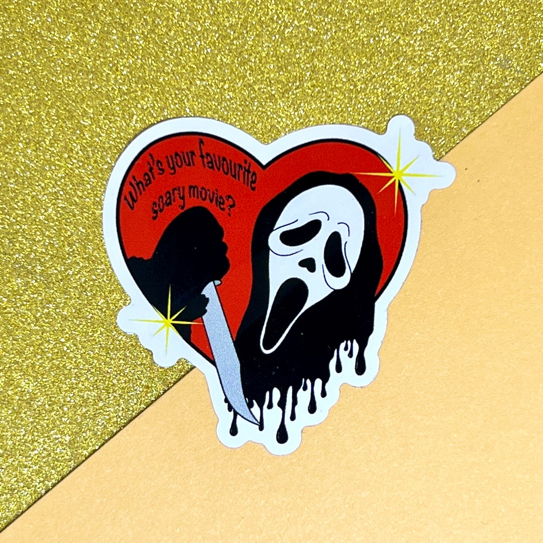 Ghostface Sticker - Etsy