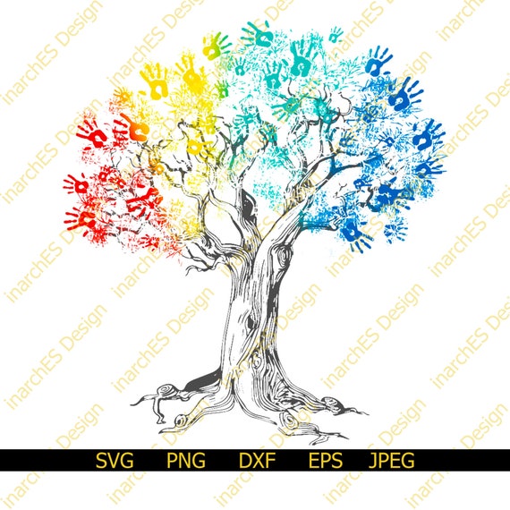 Autism Tree Autism Svg Awareness Autism Autism Awareness - Etsy