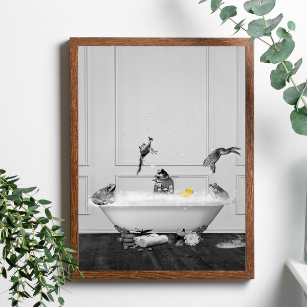Frogs Bathroom - Etsy