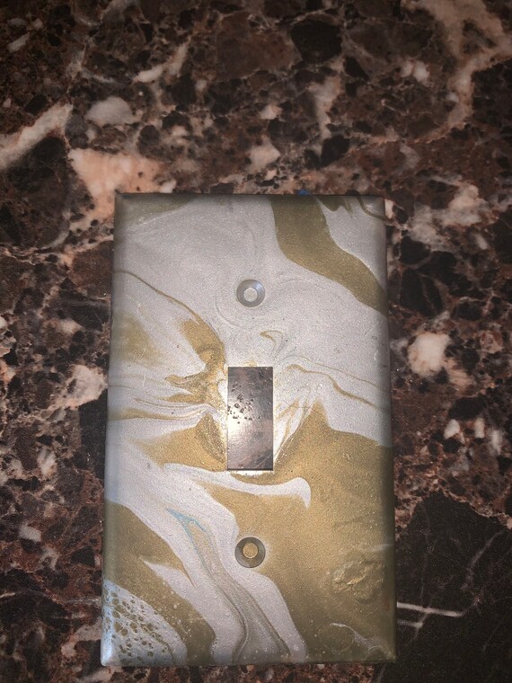 Acrylic painted light switch | Etsy