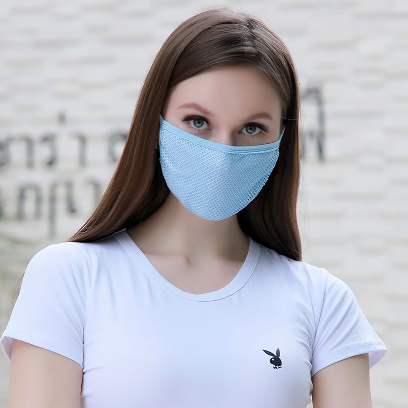 Unisex cotton mesh face mask reusable mesh face mask | Etsy