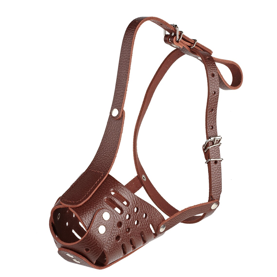 Leather Dog Muzzle Pit Bull Pitbull Amstaff Staffordshire - Etsy