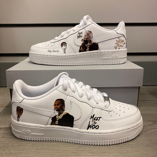 Tupac Custom Trainers Nike Air Force 1 AF1 | Etsy