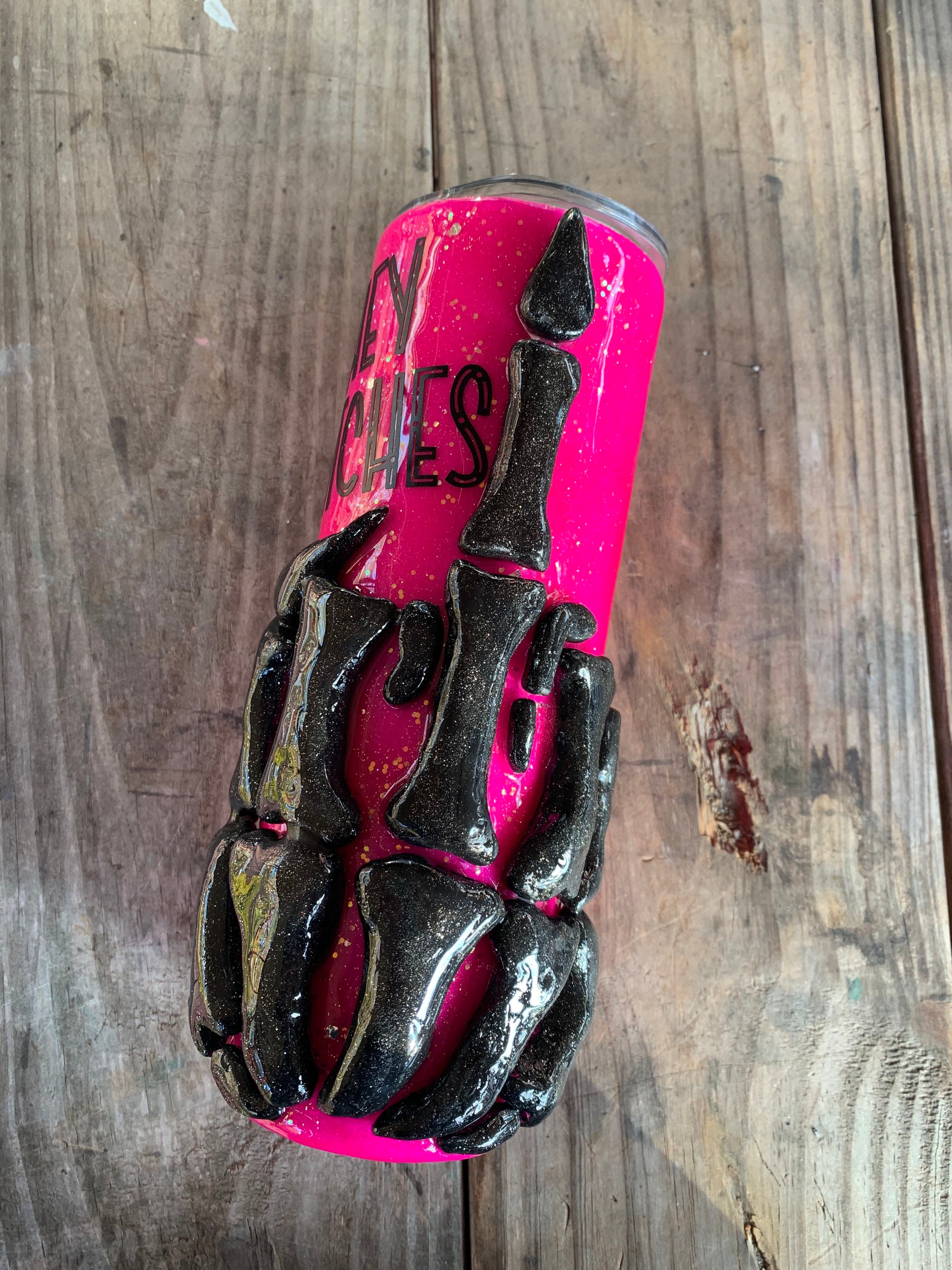 3D Skeleton Hand Tumbler - Etsy