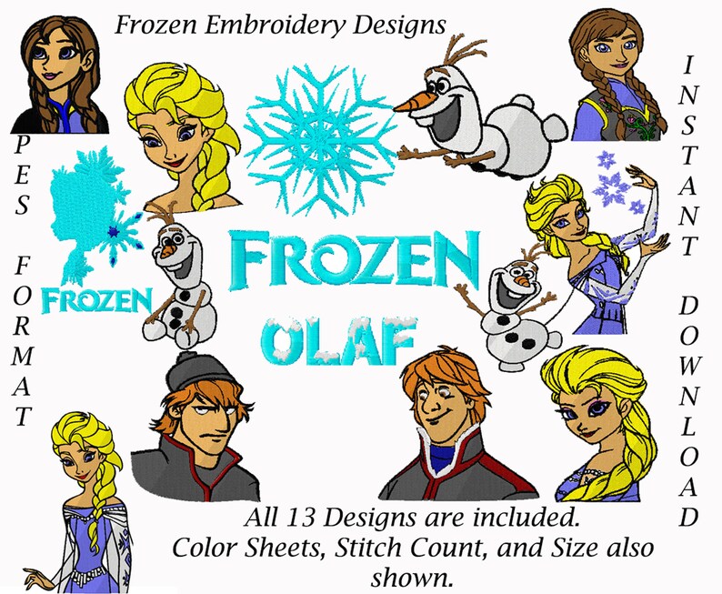 PES Machine Embroidery Designs Collection Digital Download Instant ...