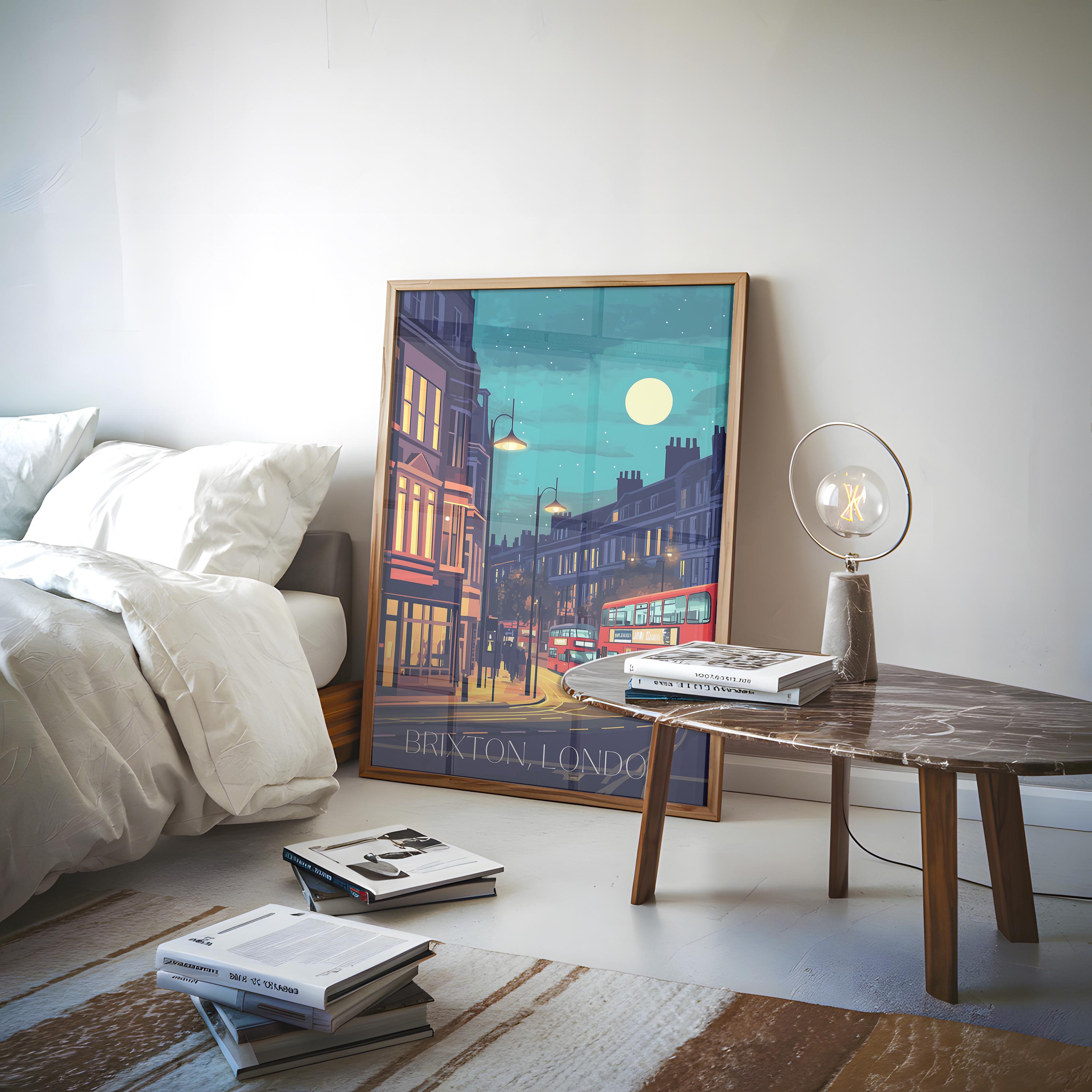 Brixton London Art Print - Brixton Art Print, South West London, London ...