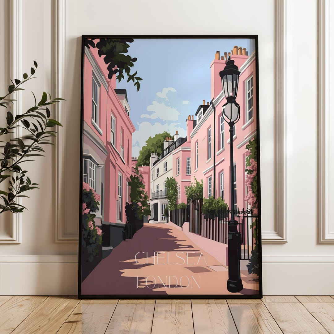 Chelsea London Art Print - Chelsea Art Print, Chelsea London Wall Art ...