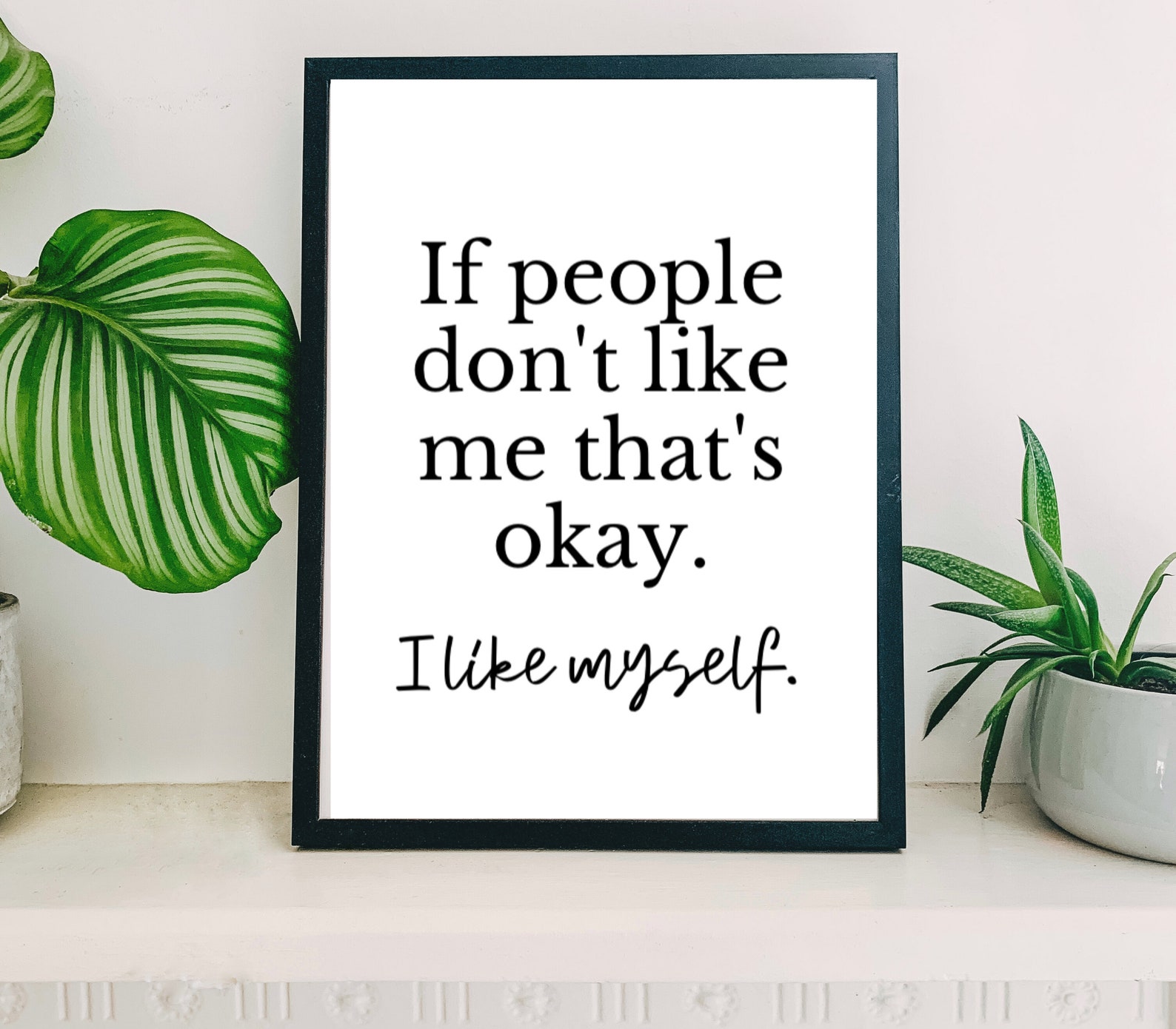 I Like Myself Poster Print Empowering Print Wall Art Home - Etsy UK