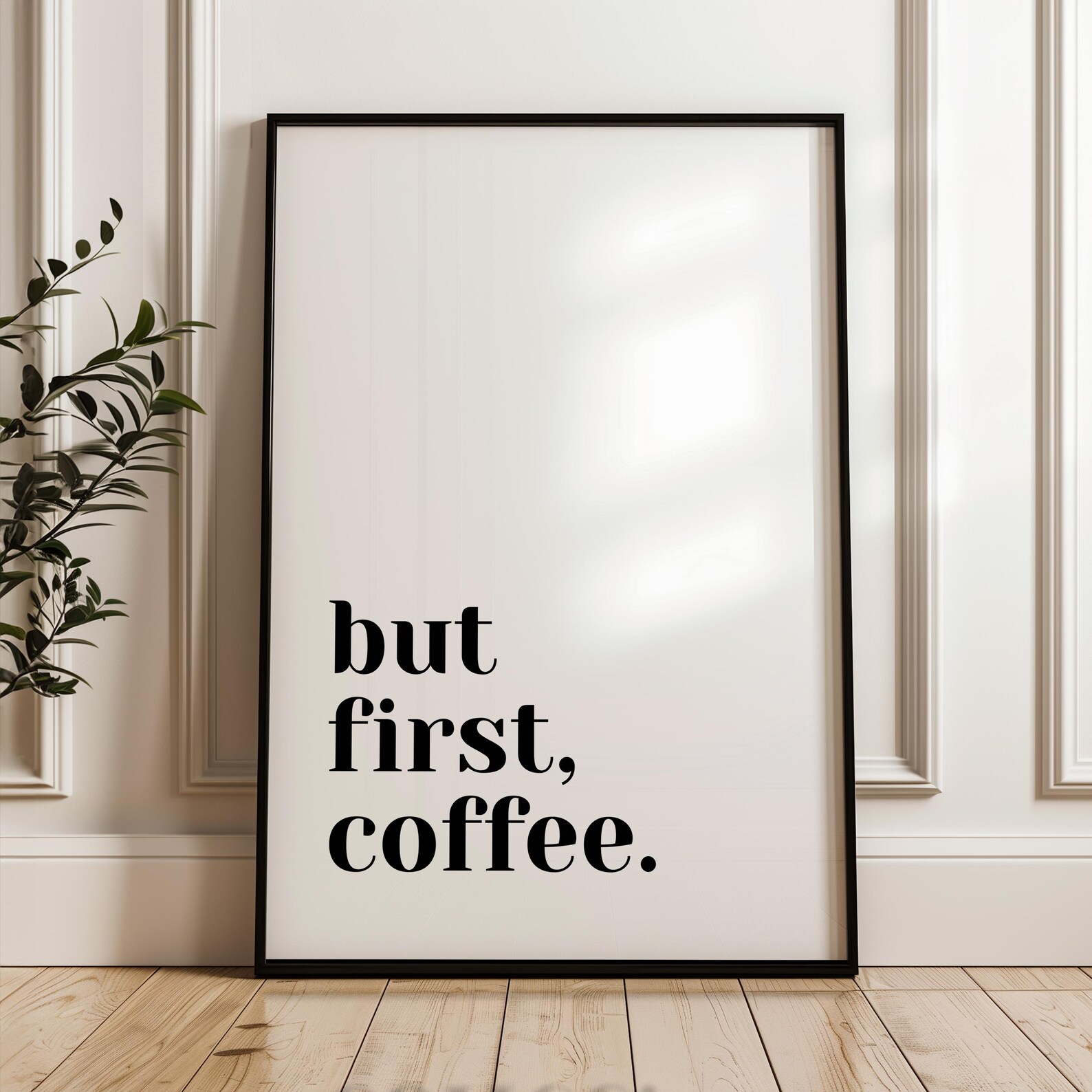 But First Coffee Art Print - Coffee Wall Art, Kitchen Wall Art, Kitchen ...