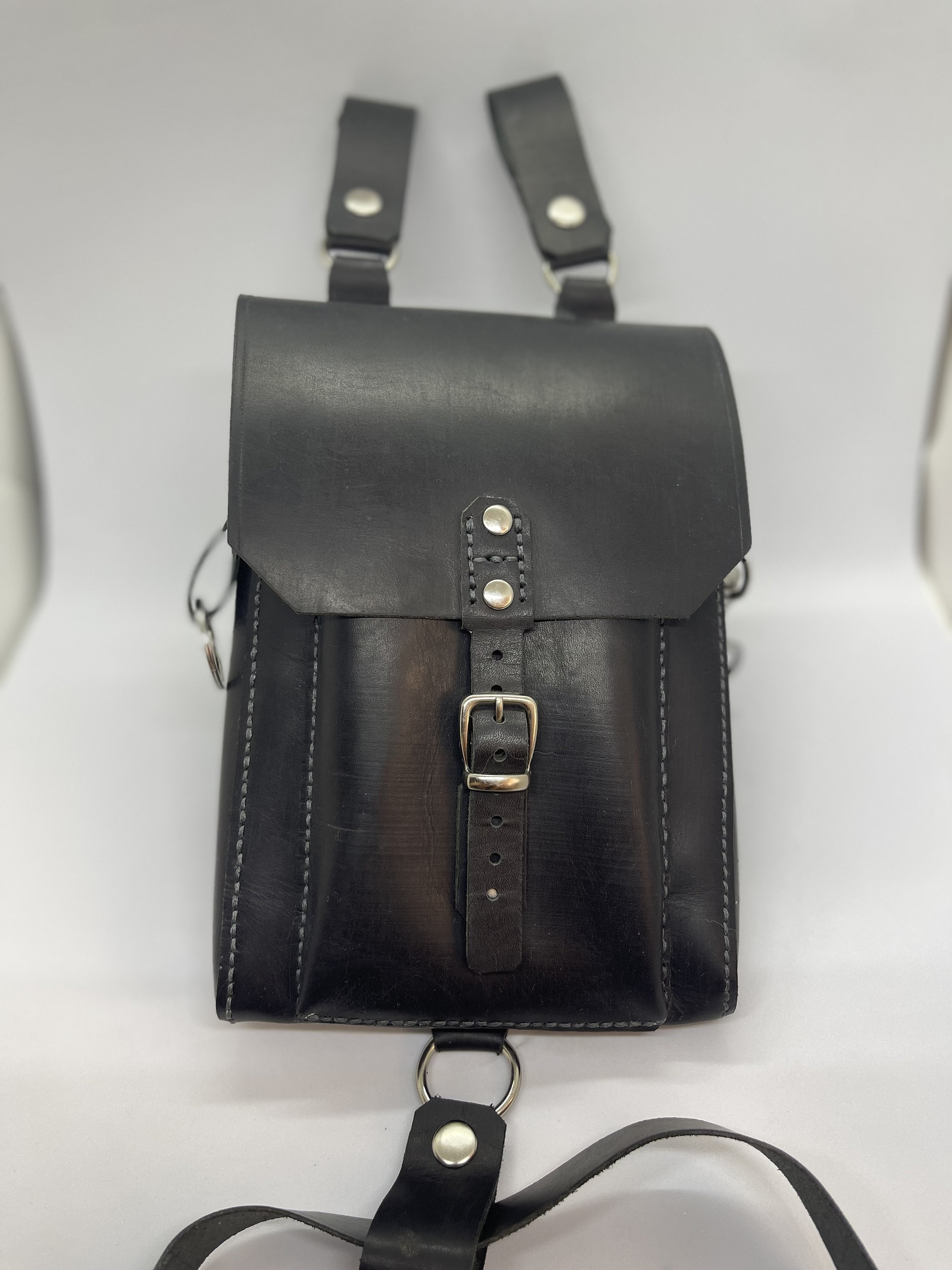 Leather Biker Leg Bag, Leg Holster, Drop Leg Bag, Thigh Holster, - Etsy