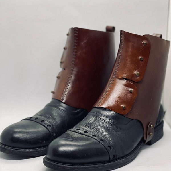 Leather Gaiters - Etsy