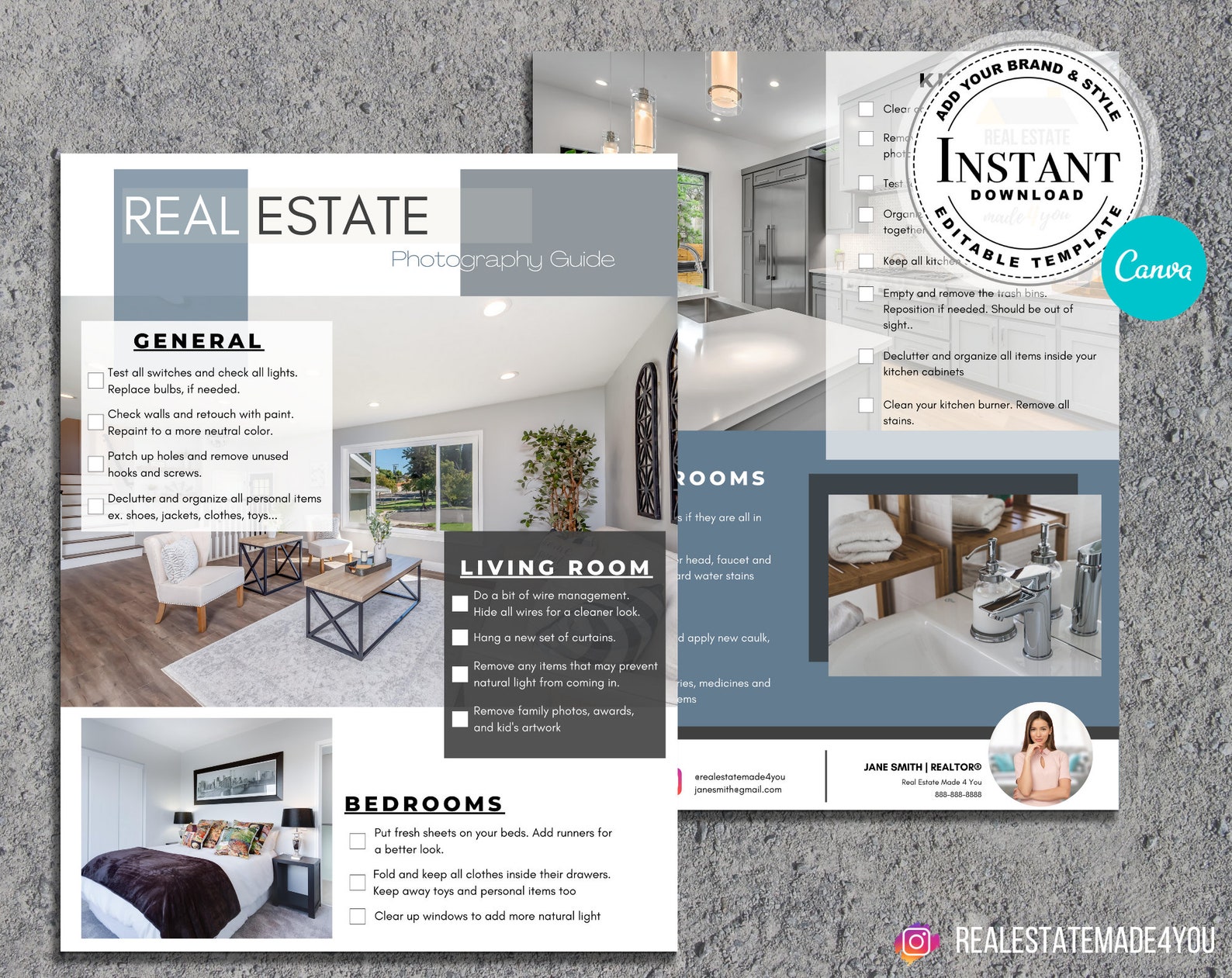 Real Estate Photography Preparation Guide, Pre Listing Guide, Real ...