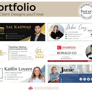 Email Signature V4, Editable in Canva, Custom Gmail Signature, Real ...