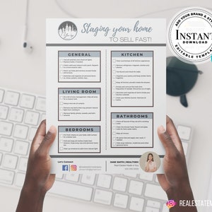 Staging Your Home, Real Estate Flyer, Real Estate Marketing Template ...