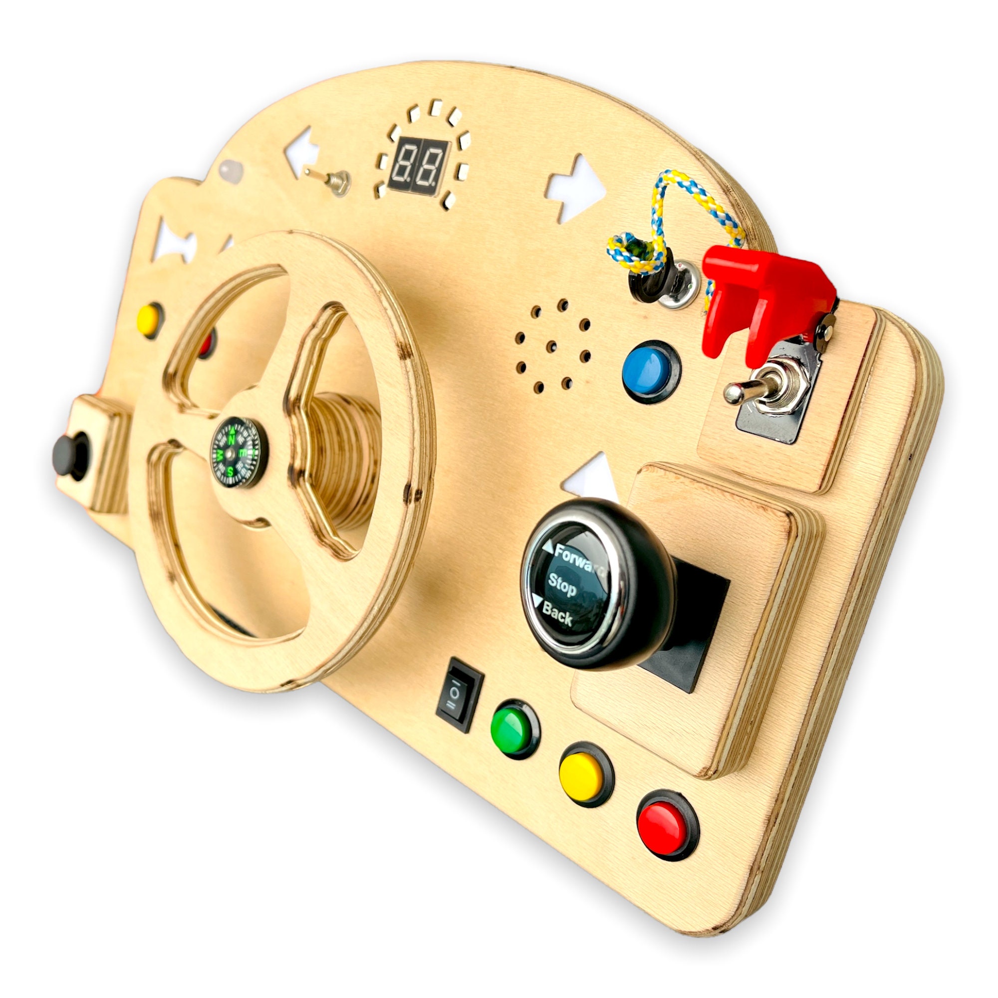 Wooden Busy Board | Formula-1 Race Car, Flight Panel, Mission Control ...