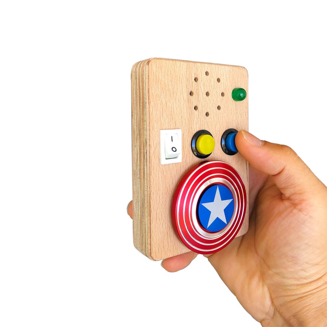 Handmade Wooden Jukebox: Toddler Music Player With 100 Kids Songs ...