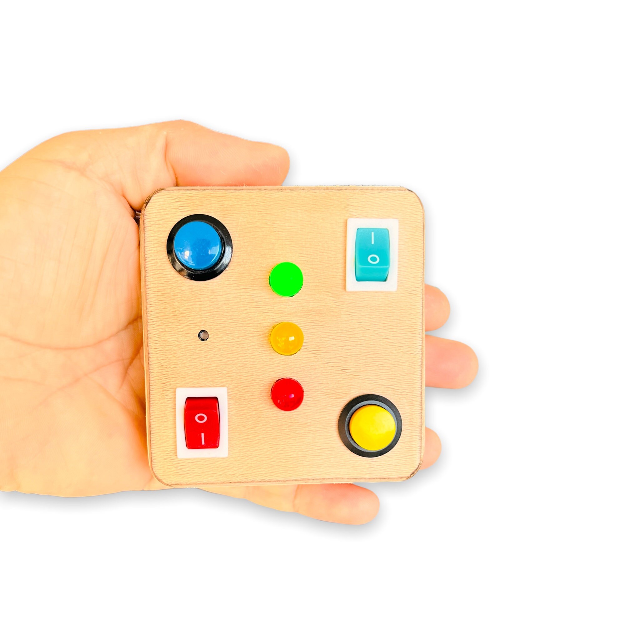 Small Handmade Travel Busy Board for Toddler Fidget Board - Etsy