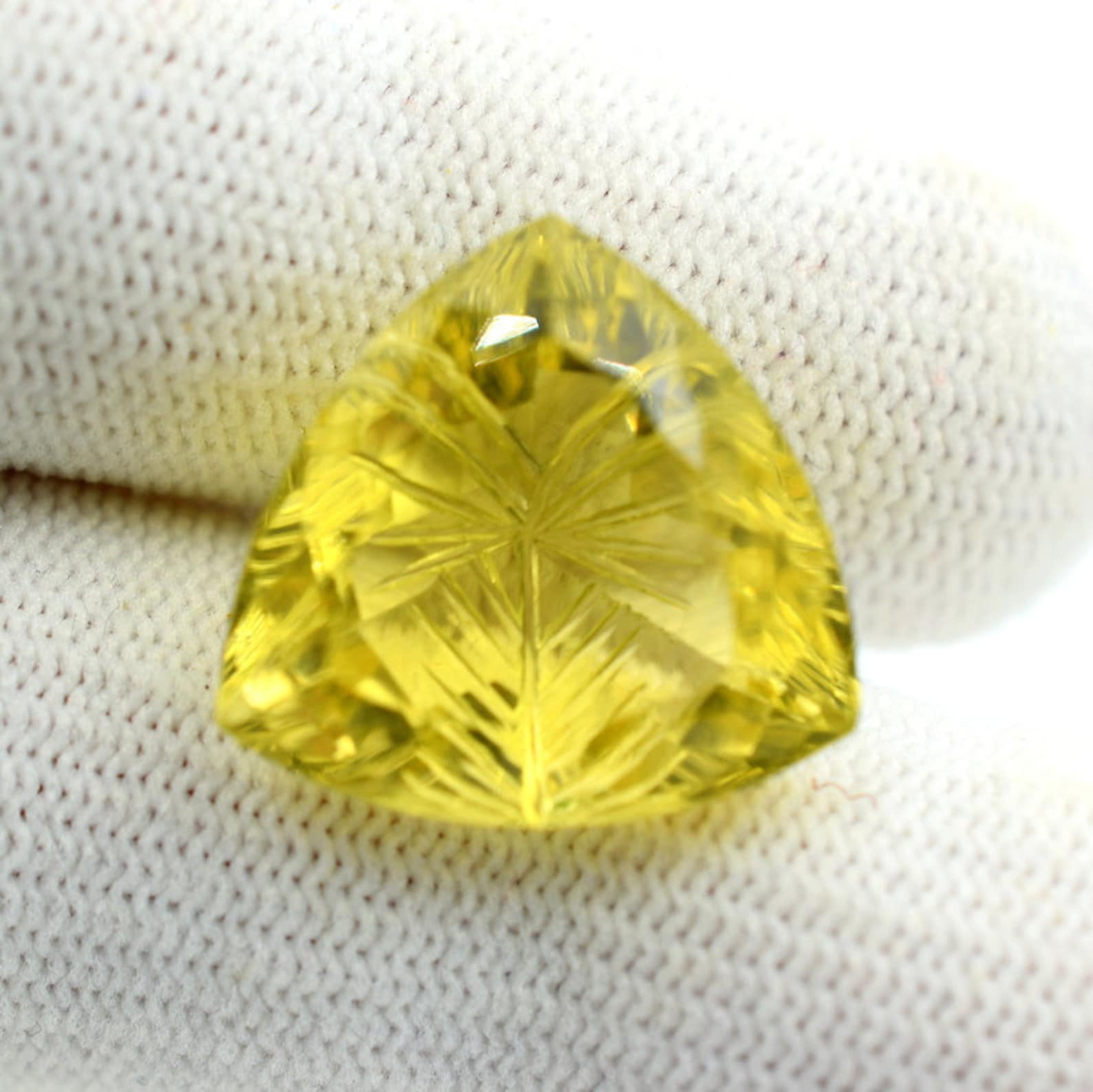 Natural Lemon Faceted High Quality Lemon Semi Precious stone | Etsy