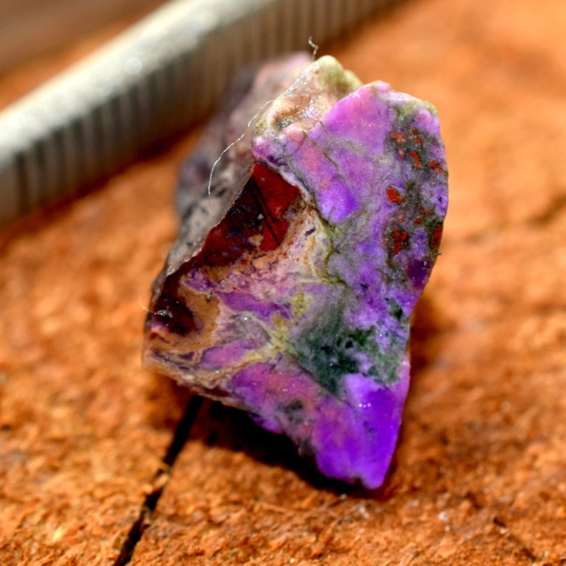 Awesome Top Grade 100% Natural Multi color Sugilite Rough | Etsy