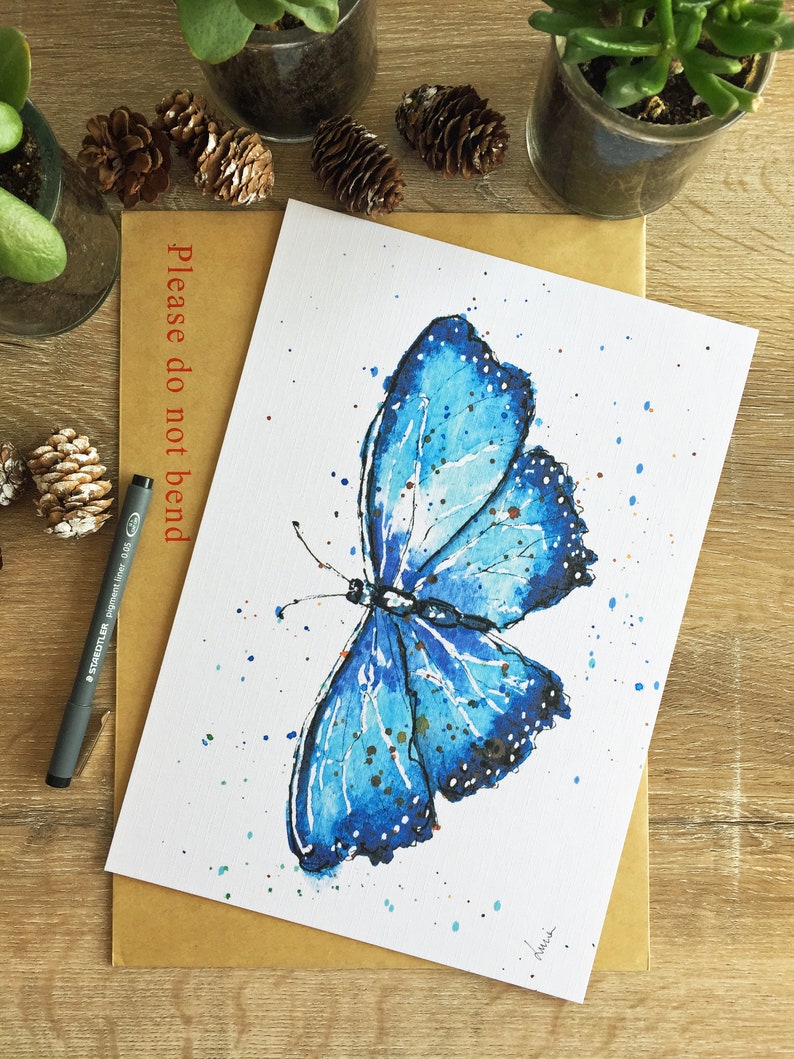 A4 PRINT spread Your Wings and Fly Beautiful Colourful - Etsy