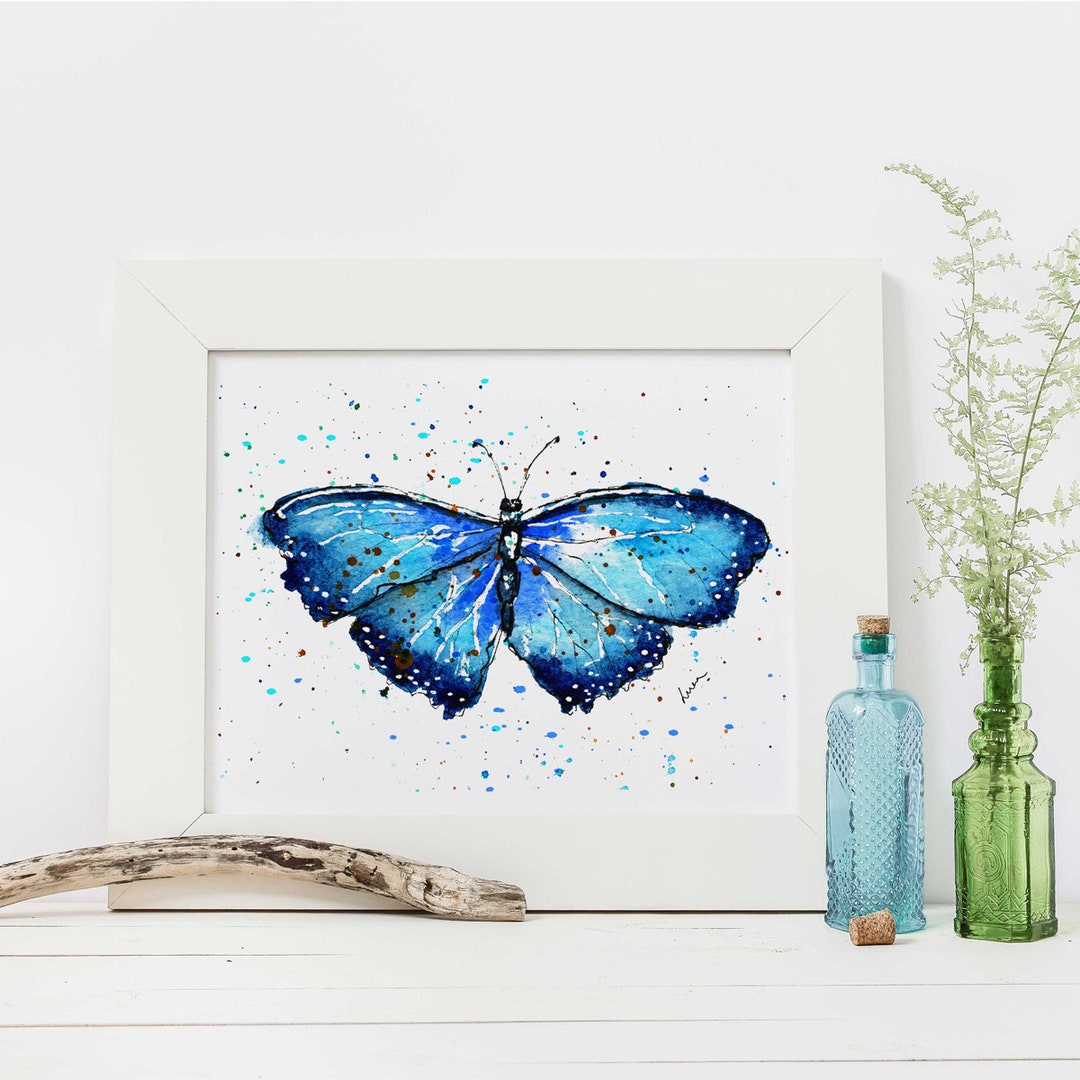 A4 PRINT spread Your Wings and Fly Beautiful Colourful - Etsy